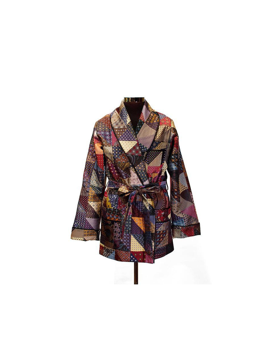 Patchwork Smoking Jacket – Victortalbots.com